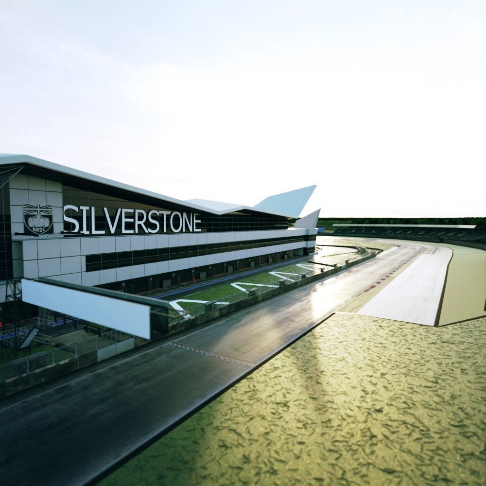 3D model Silverstone Circuit - International Segment - UK VR / AR / low ...