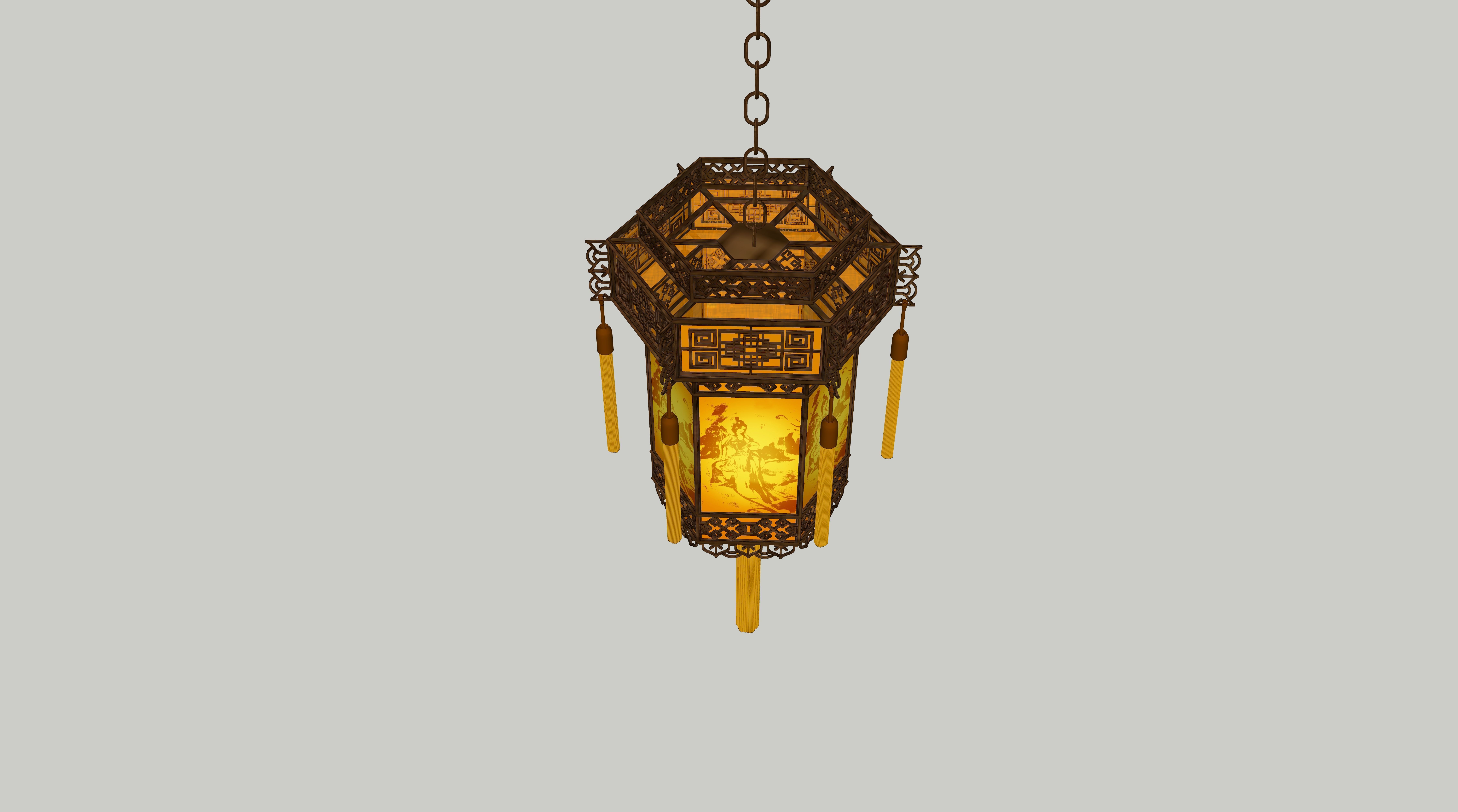 lantern 3D model animated | CGTrader