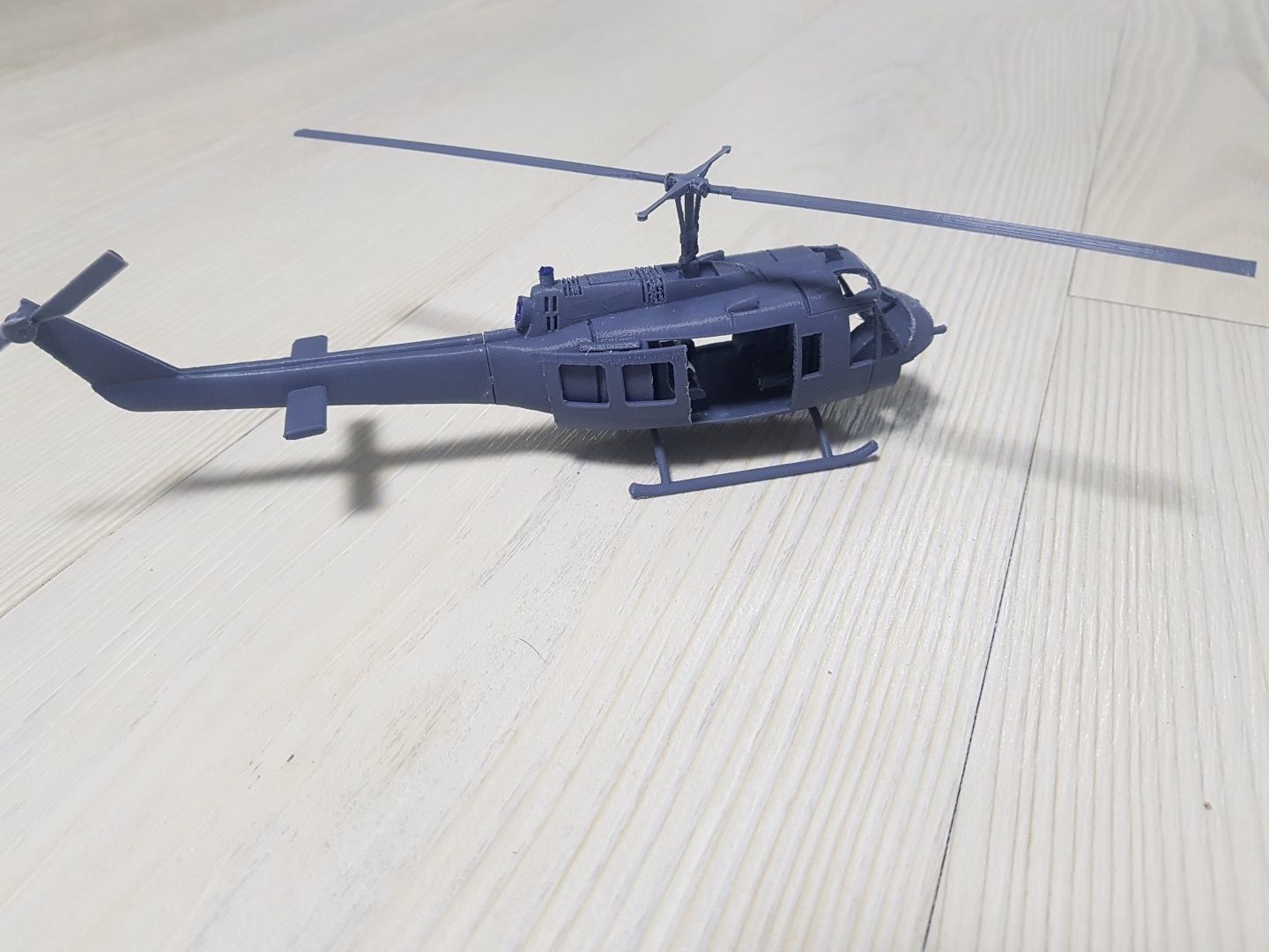 This is a 3D-printed model of a UH-1 3D model 3D printable | CGTrader