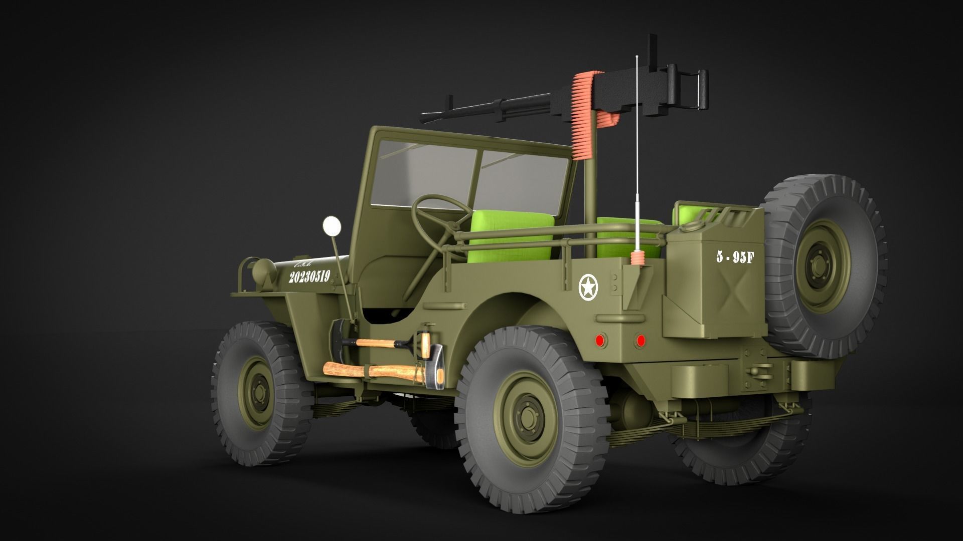Willys MB 3D model | CGTrader