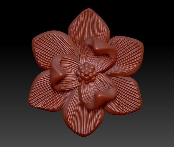 Flower OBJ 3D model 3D printable | CGTrader
