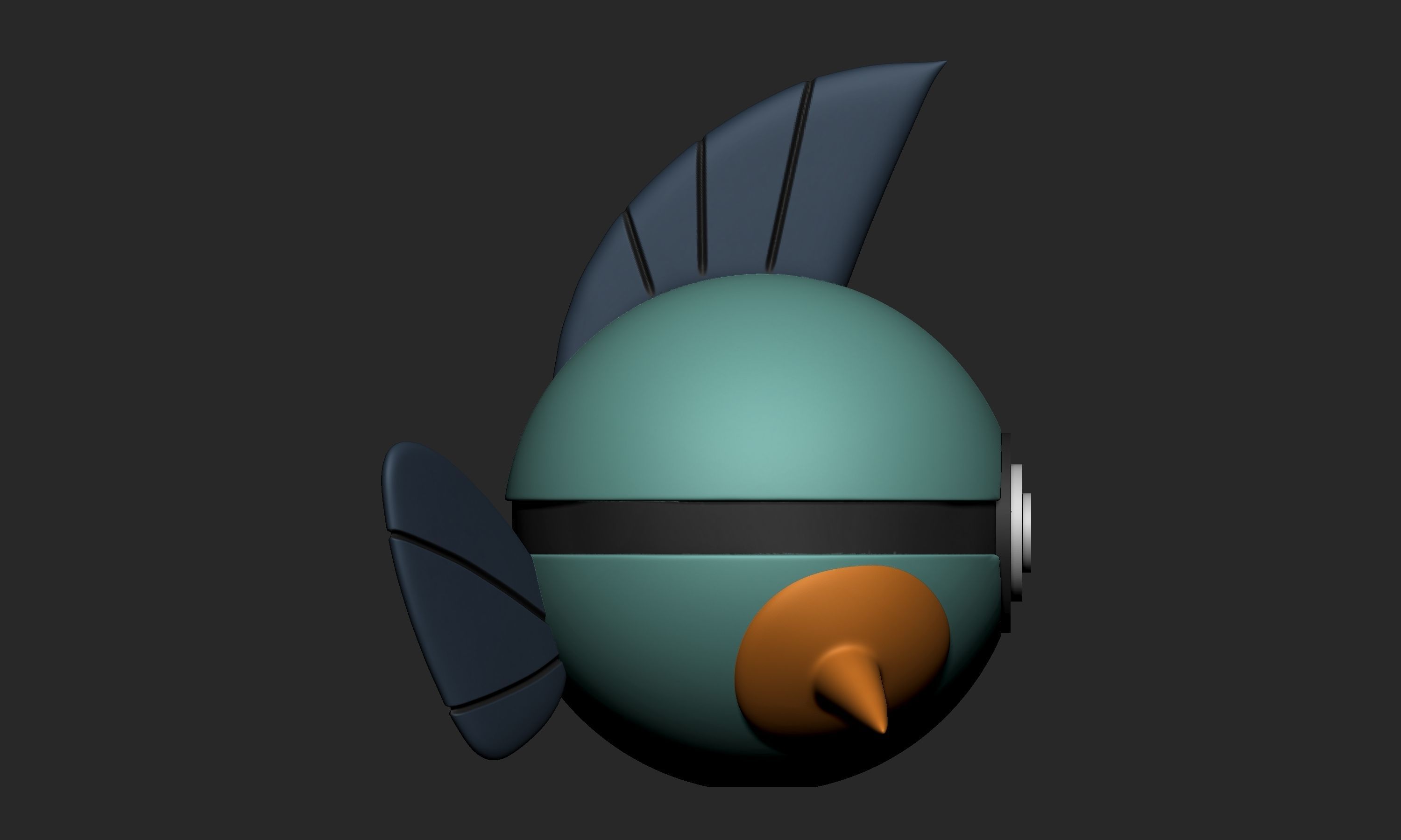 Pokemon Marshtomp Pokeball 3D model 3D printable | CGTrader