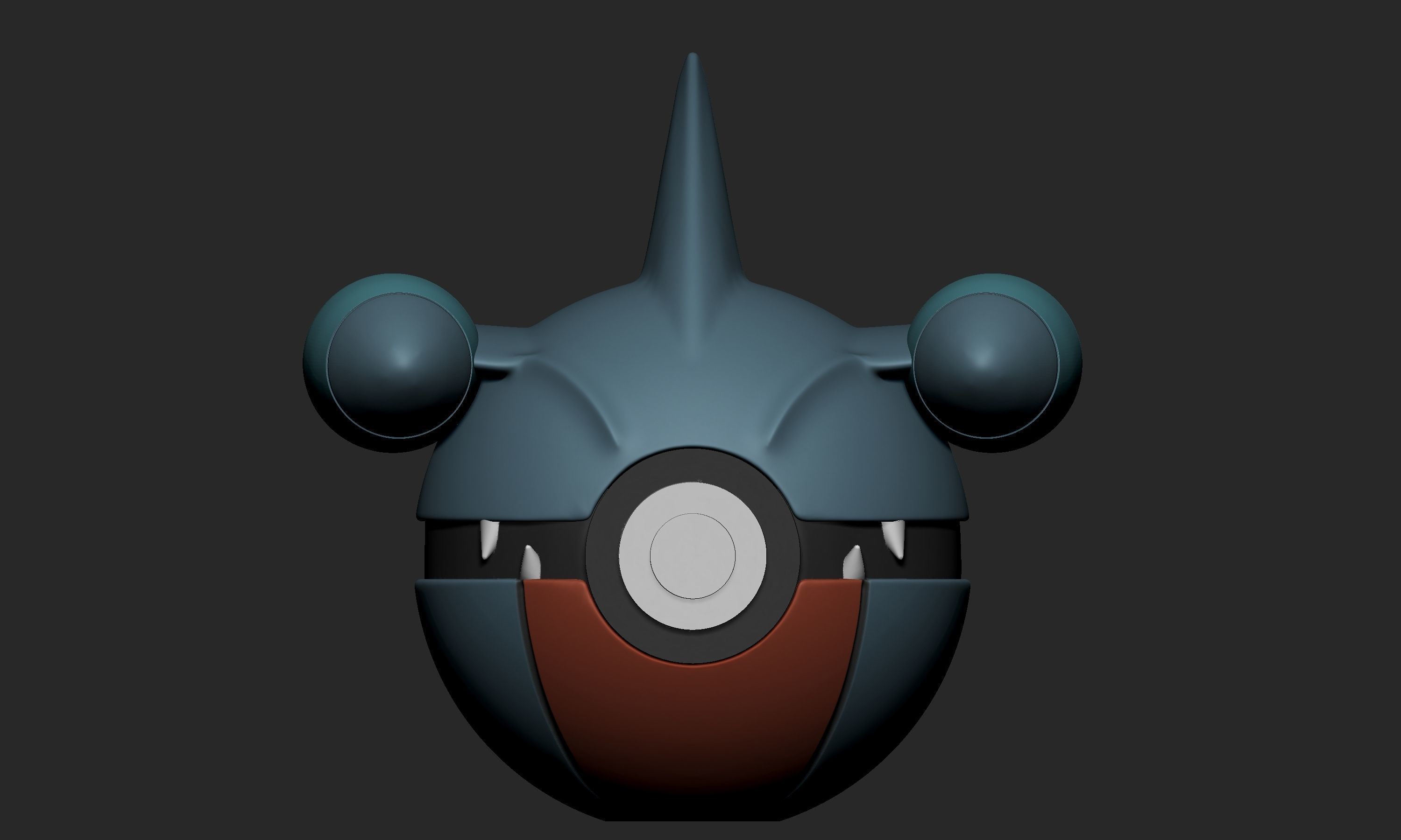 Pokemon Gible Gabite Garchomp Pokeball 3D model 3D printable | CGTrader