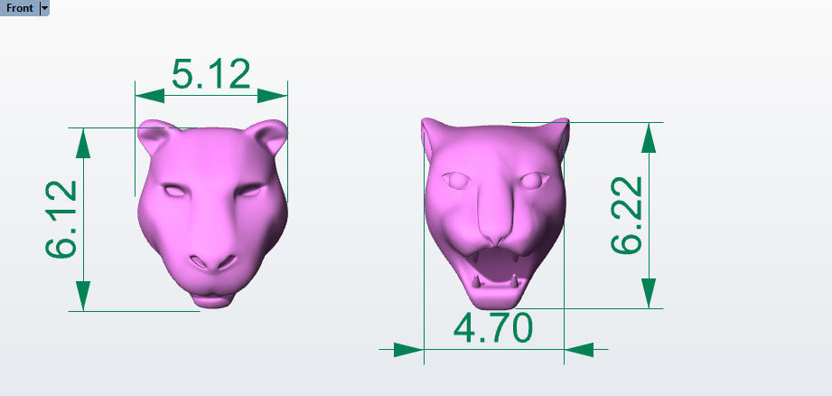 Panther Head 3D Model 3D model 3D printable | CGTrader