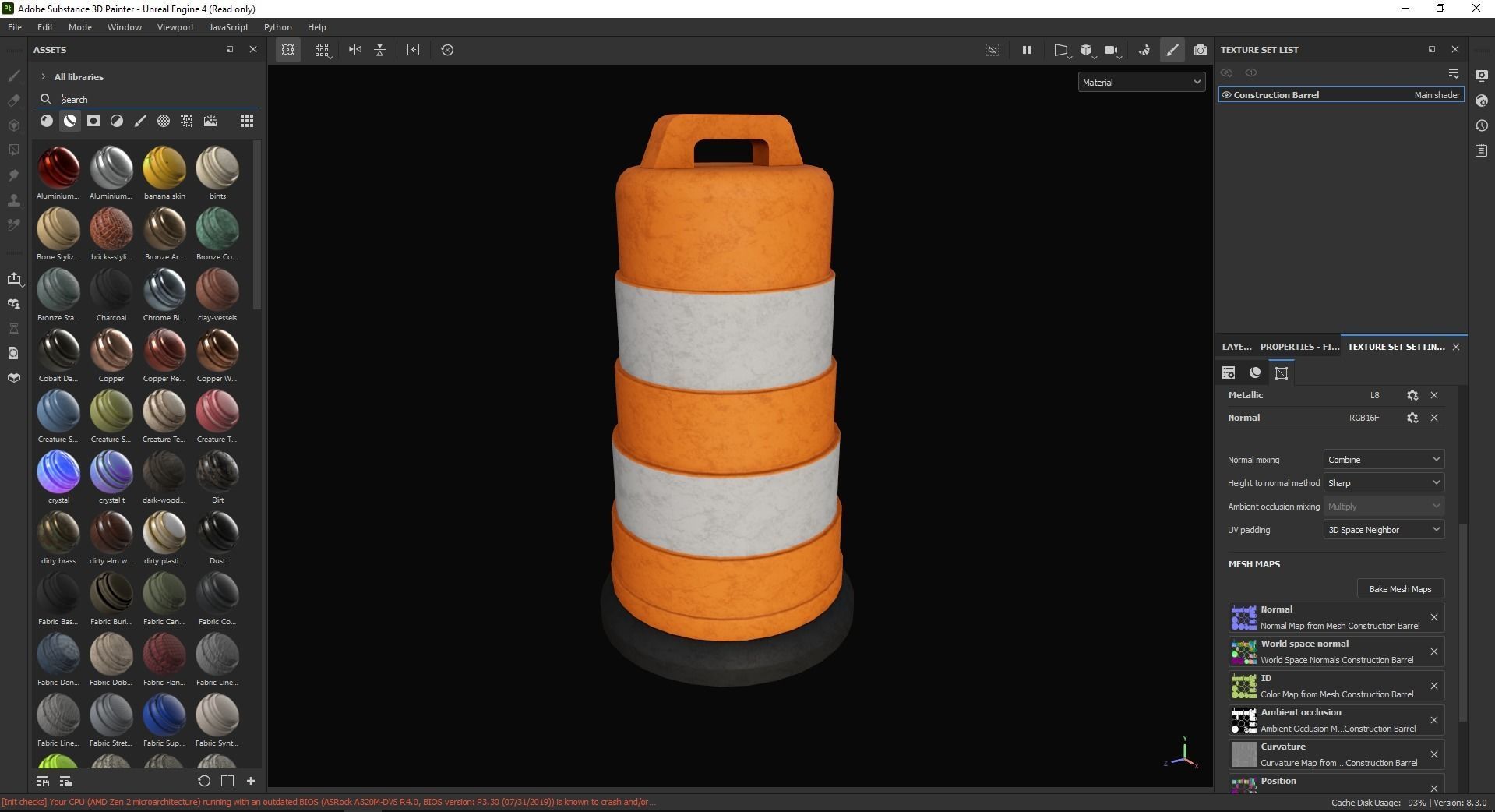 3D model Construction Barrel 3D Model VR / AR / low-poly | CGTrader