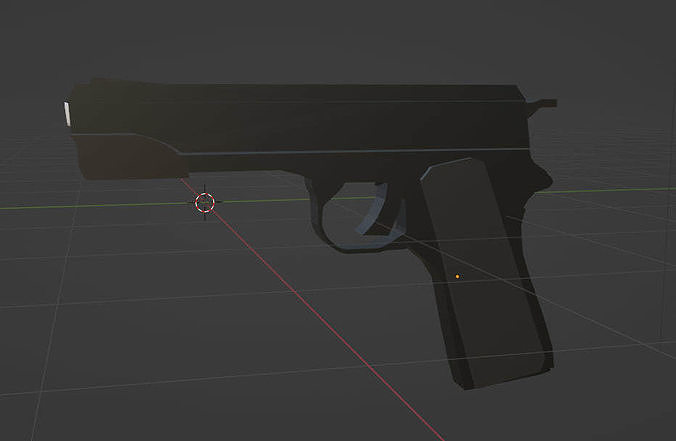 gun pistol free VR / AR / low-poly 3D model | CGTrader