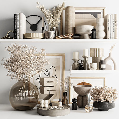 Decorative Set 3D model | CGTrader