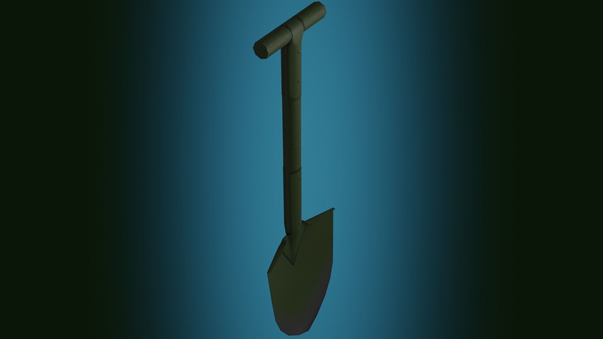3D model Military spade M-1910 VR / AR / low-poly | CGTrader