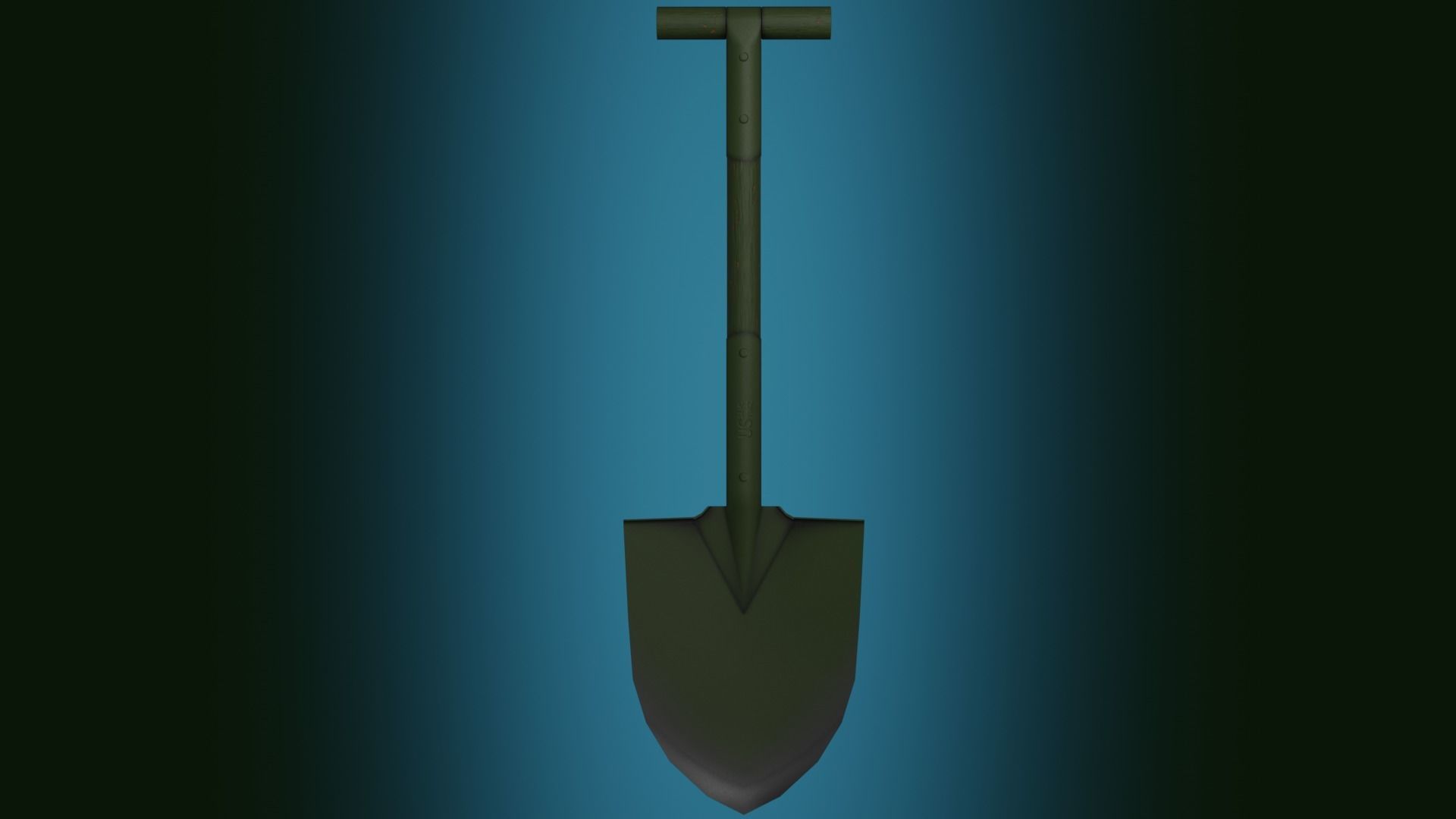 3D model Military spade M-1910 VR / AR / low-poly | CGTrader