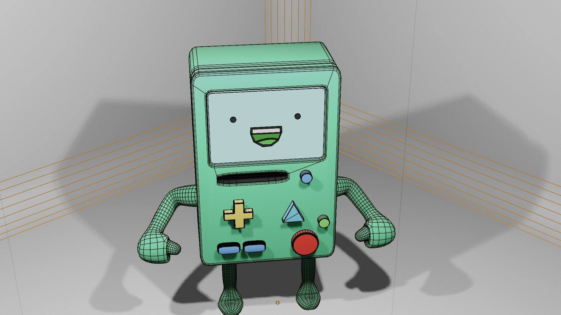 3D model BMO From the Cartoon Network series Adventure Time VR / AR ...