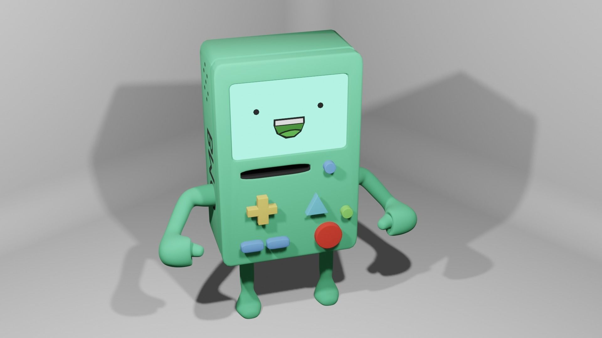 3D model BMO From the Cartoon Network series Adventure Time VR / AR ...
