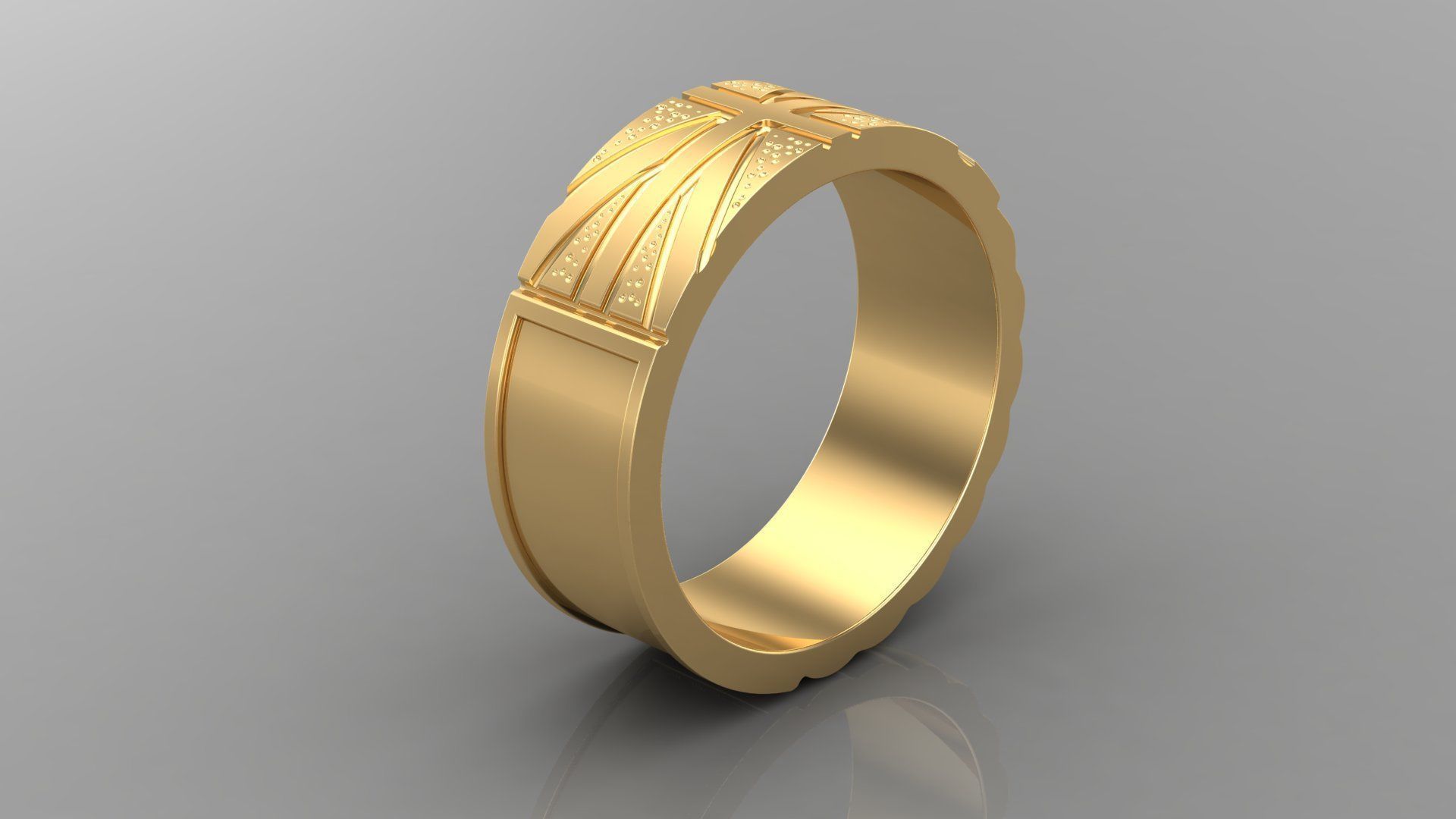 Diamond Man Ring Cad MR 282 3D model 3D printable | CGTrader
