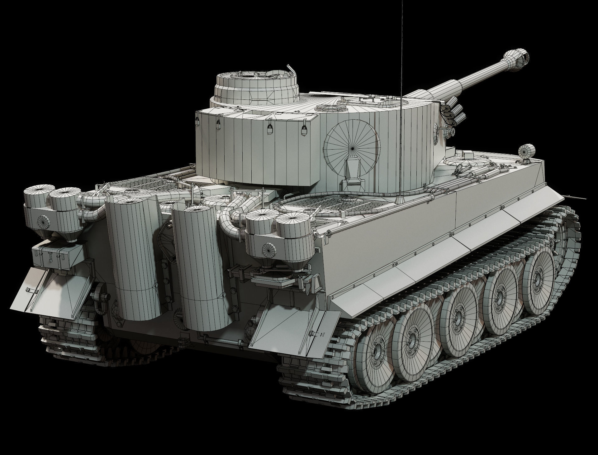 Tiger H1 - Base Mesh 3D model | CGTrader