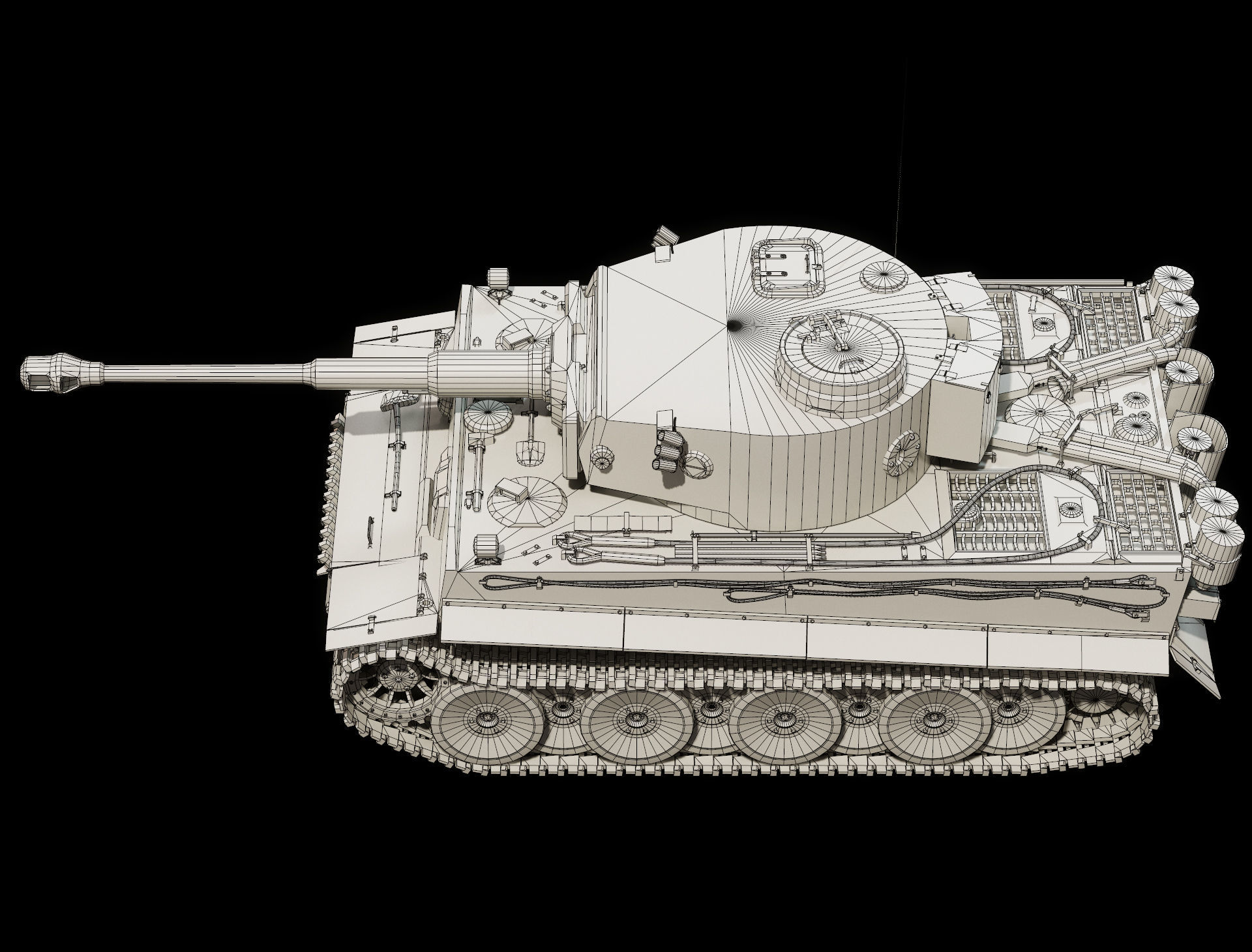 Tiger H1 - Base Mesh 3D model | CGTrader