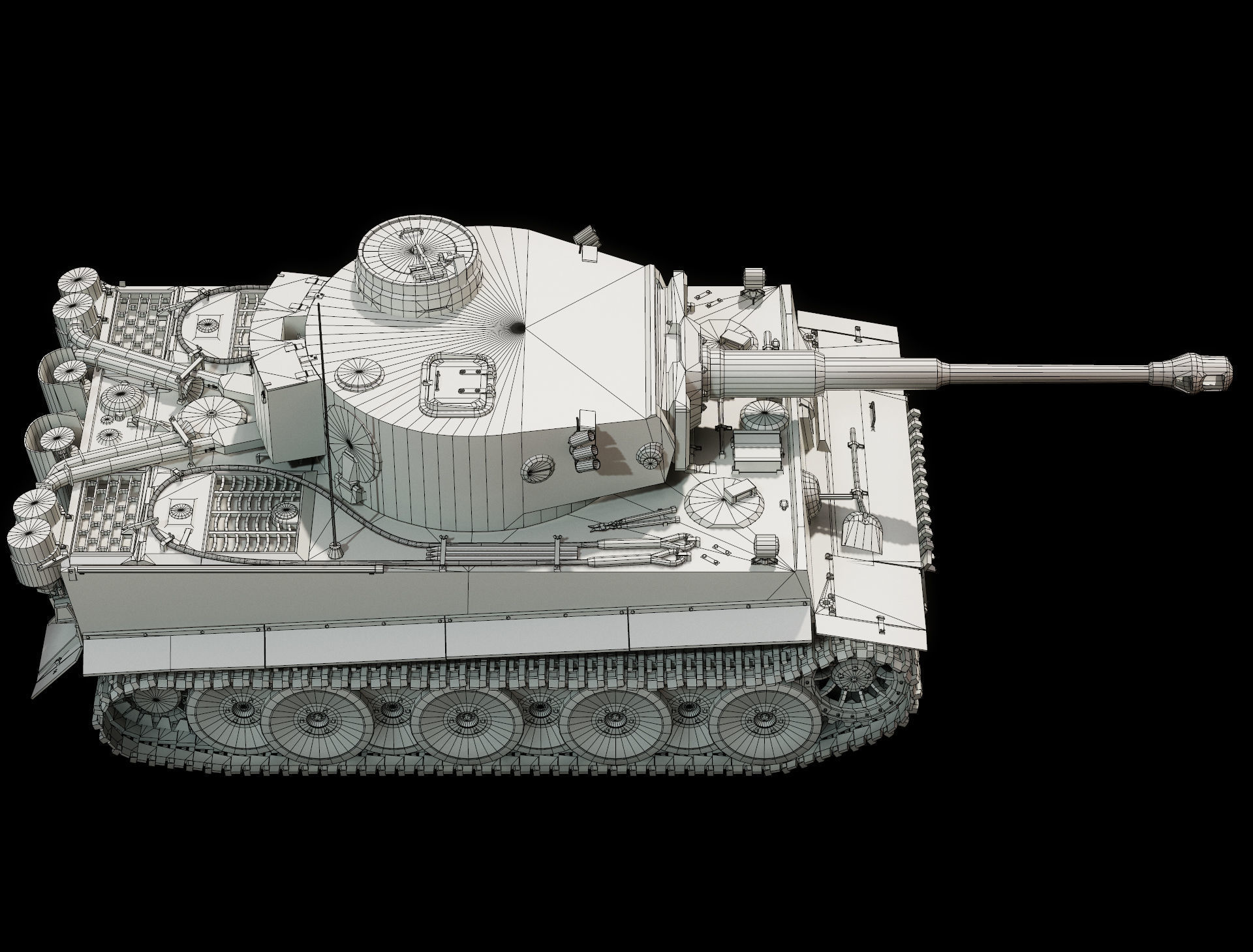 Tiger H1 - Base Mesh 3D model | CGTrader