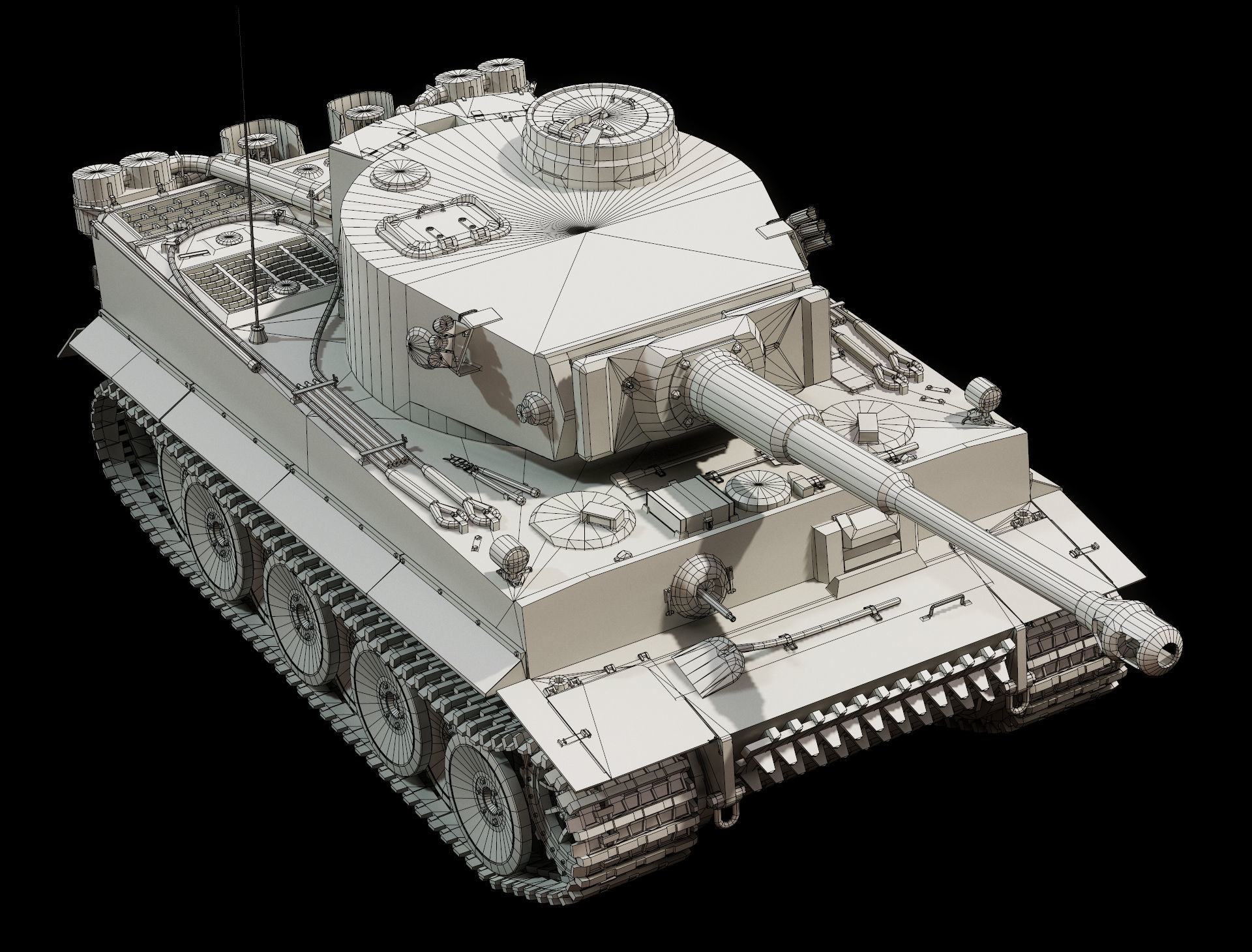 Tiger H1 - Base Mesh 3D model | CGTrader