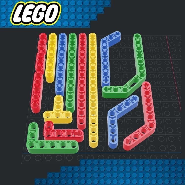 Lego - Beams 3D model 3D printable | CGTrader