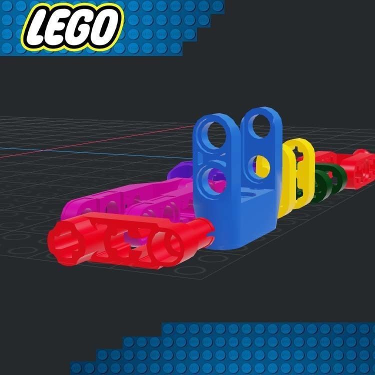 Lego - Beams Half - Special 3D model 3D printable | CGTrader
