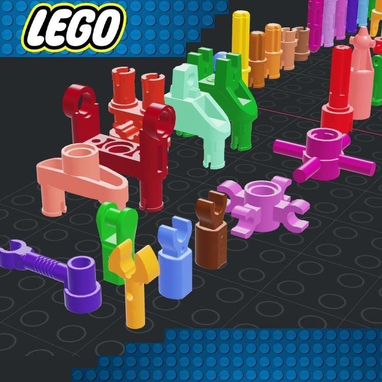 Lego - Connector 3D model 3D printable | CGTrader