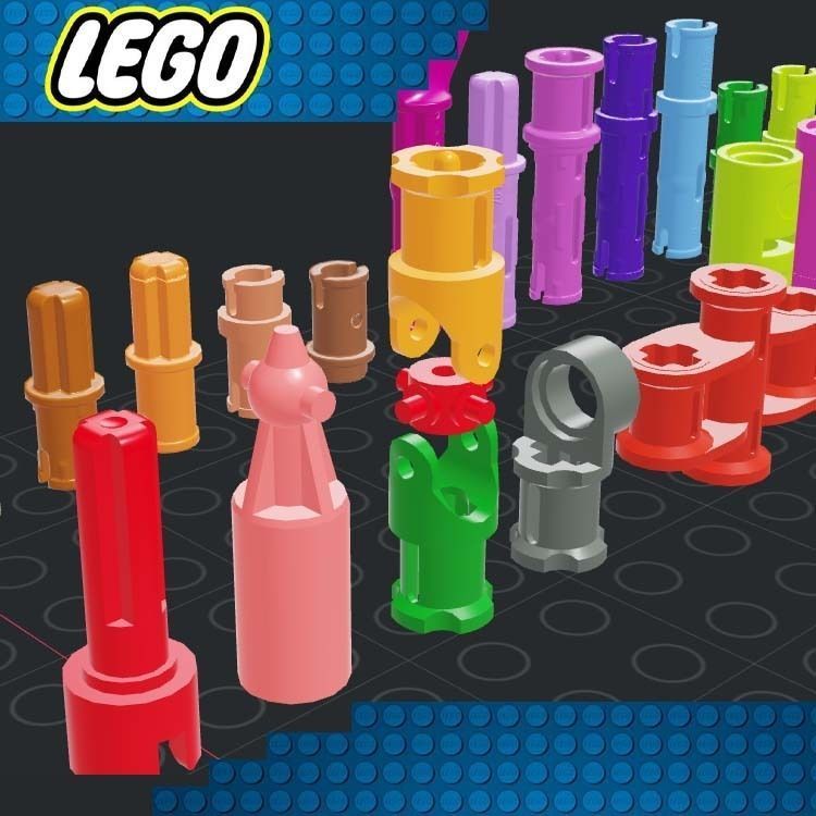 Lego - Connector 3D model 3D printable | CGTrader
