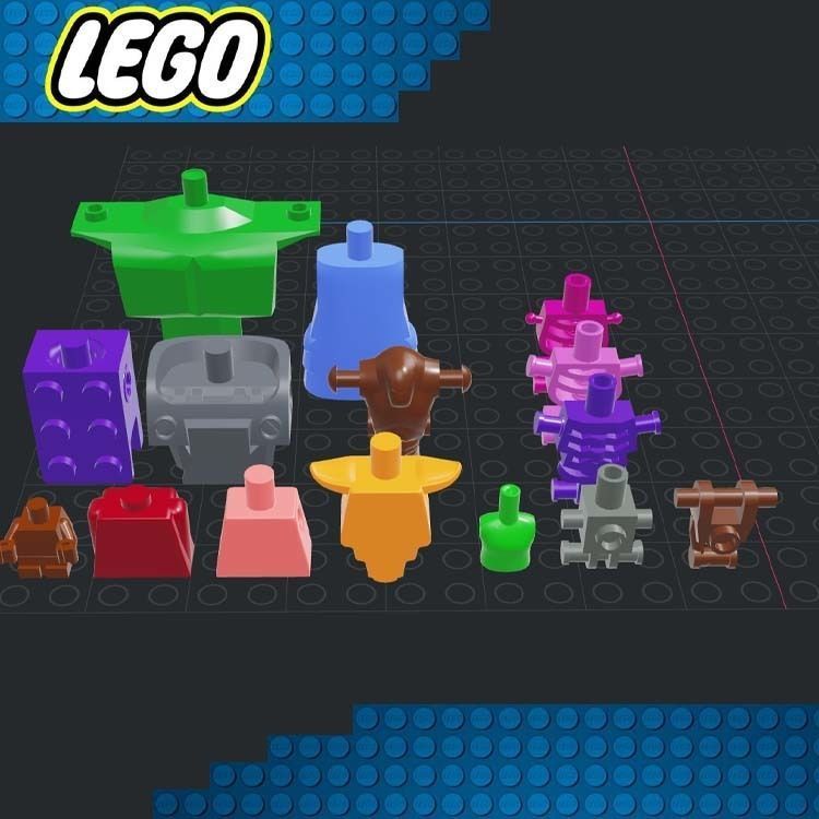 Lego - Minifigures Body 3D model 3D printable | CGTrader