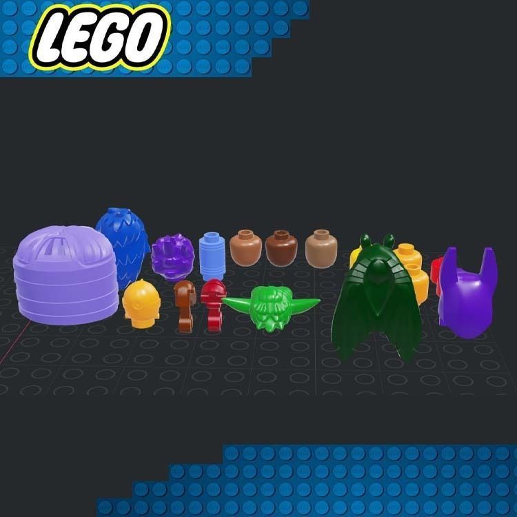 Lego - Minifigures Head 3D model 3D printable | CGTrader