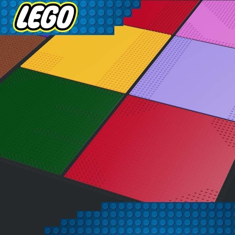 Lego - Base Plates 3D model 3D printable | CGTrader