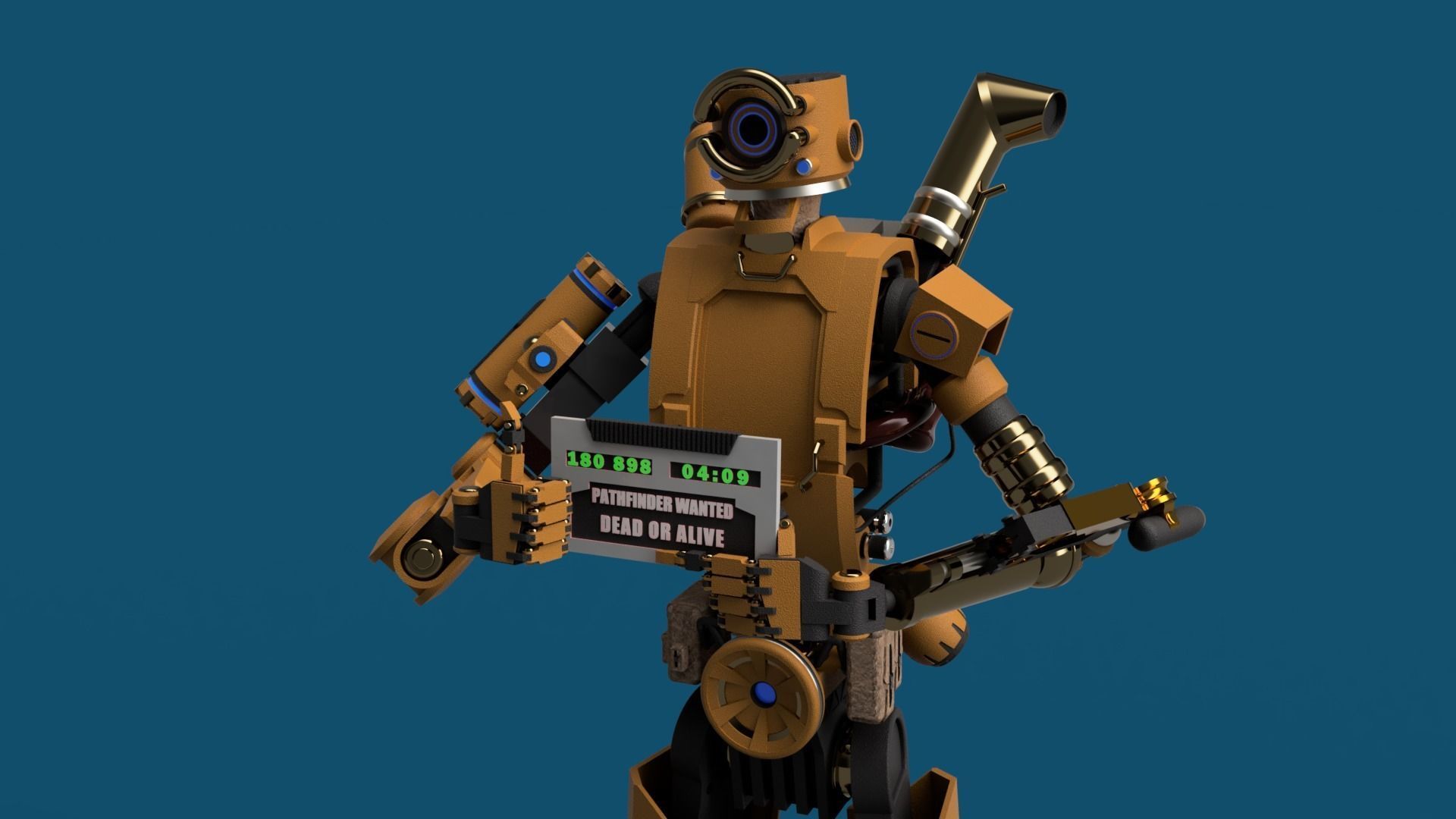 Pathfinder Apex Legends 3D model 3D printable | CGTrader