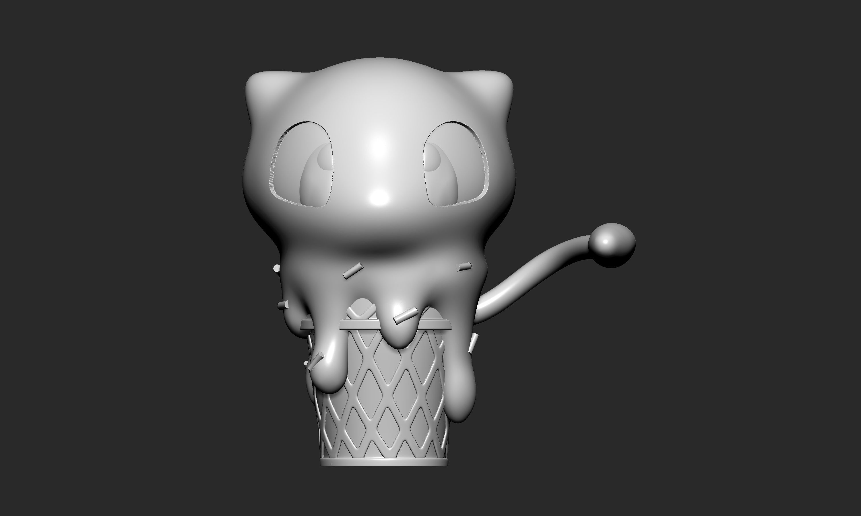 Pokemon - Ice Cream Mew 3D model 3D printable | CGTrader
