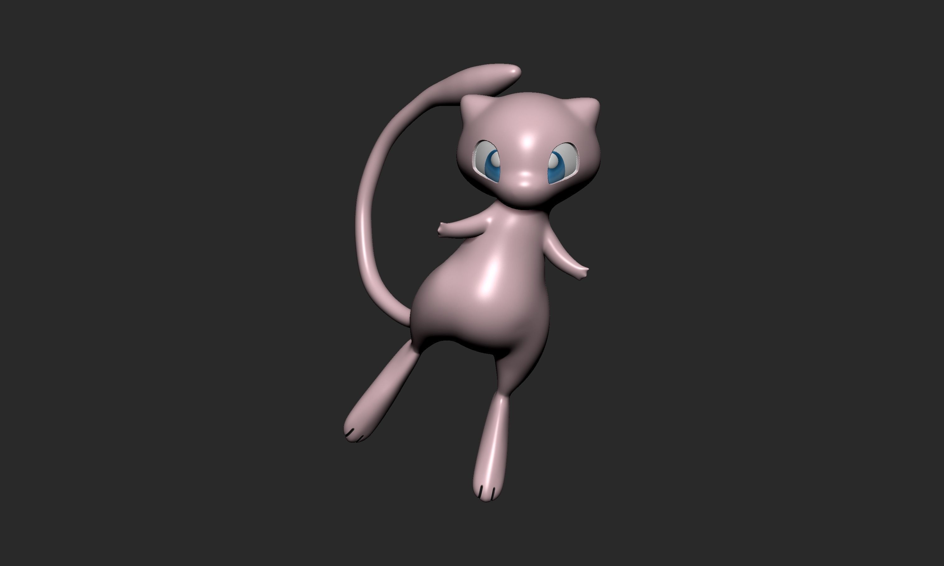 Pokemon - Mew with 2 poses 3D model 3D printable | CGTrader