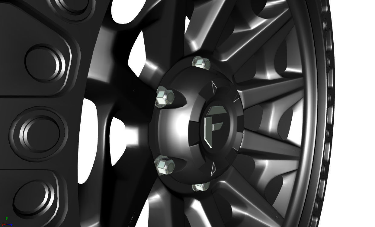 3D model Wheel Fuel Off Road COVERT Model D694 VR / AR / low-poly ...