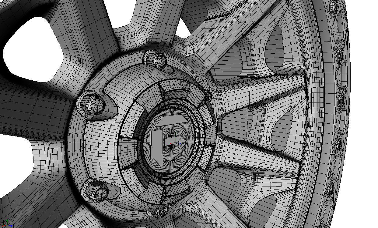 3D model Wheel Fuel Off Road COVERT Model D694 VR / AR / low-poly ...