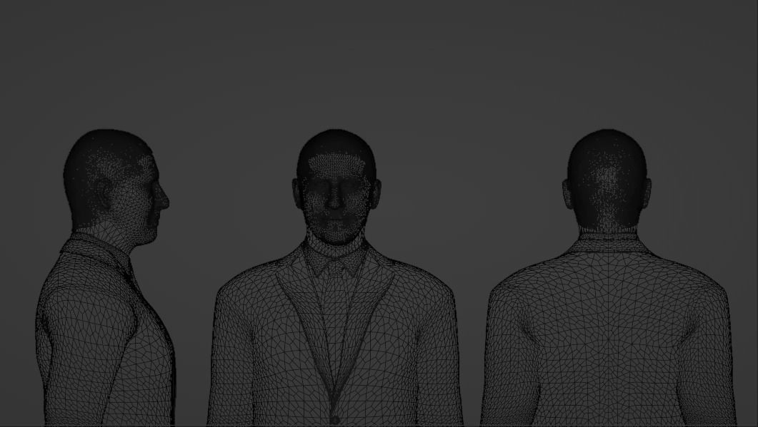 REALISTIC MEN HALF BODY free 3D model | CGTrader