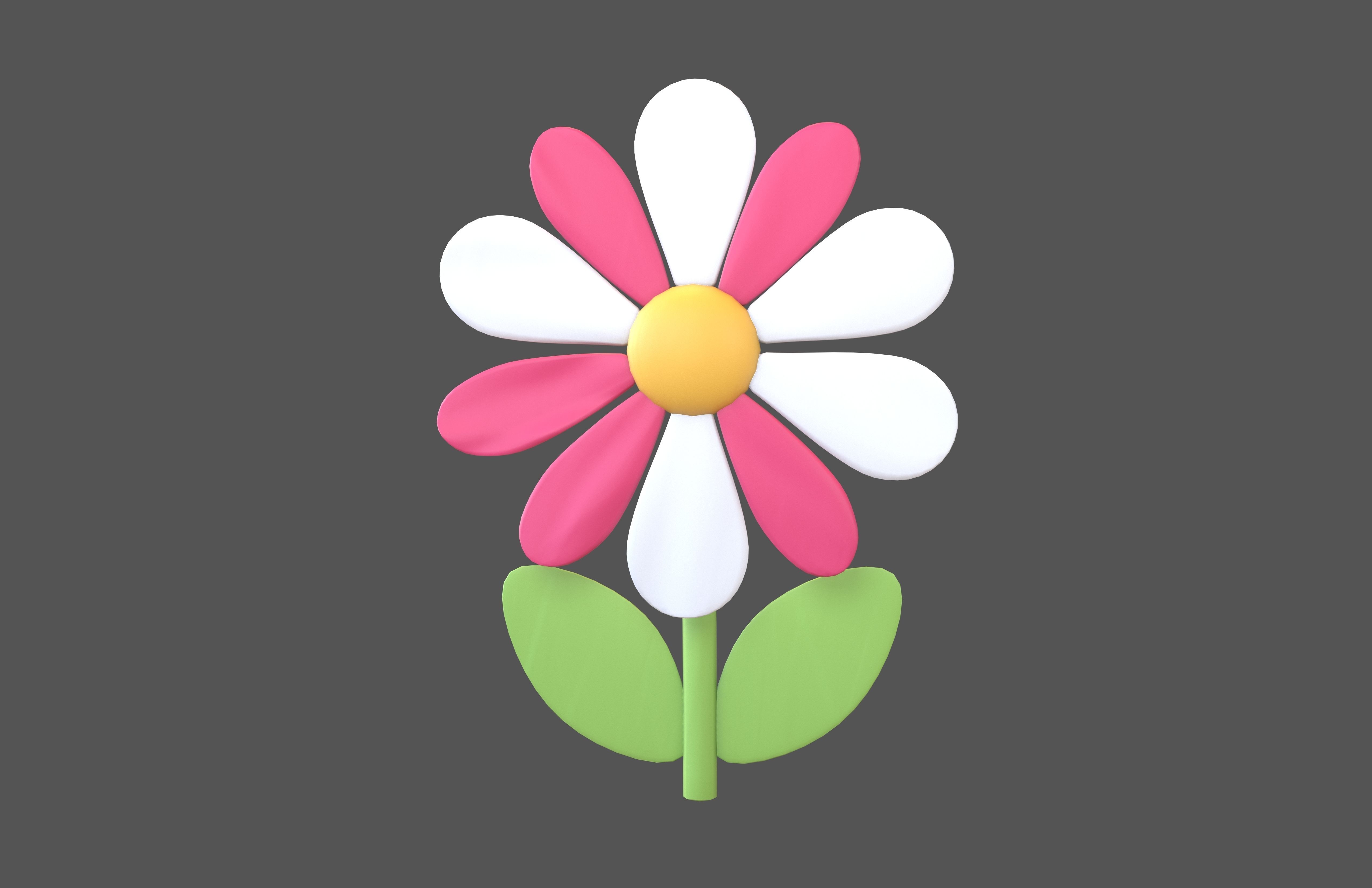 3D model Flower v4 003 VR / AR / low-poly | CGTrader