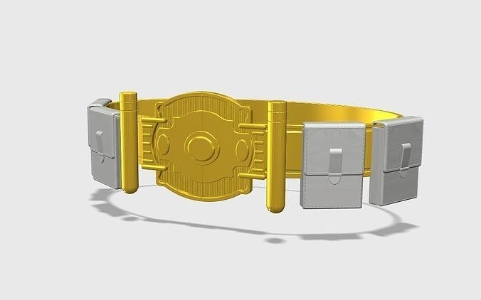 The Flash Batman Arctic Belt 3D model 3D printable | CGTrader
