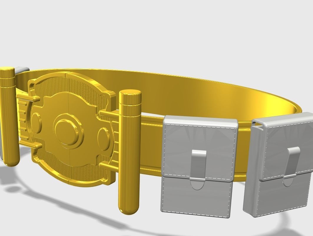 The Flash Batman Arctic Belt 3D model 3D printable | CGTrader