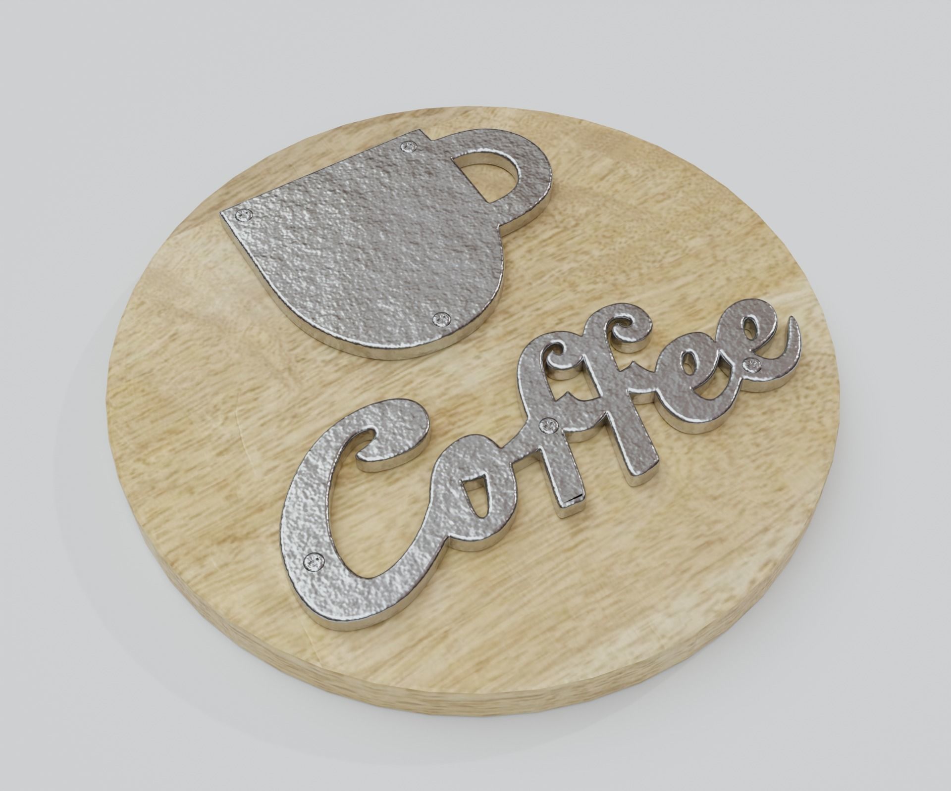 Kitchen Sign board wall decor 3D model | CGTrader