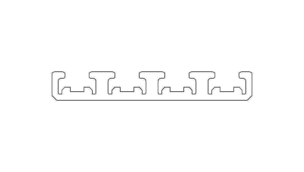 3D model Aluminum Extruded Linear Guide Rail for Jigs VR / AR / low ...