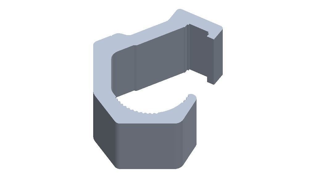 3D model Aluminum Extruded Pipe Holder VR / AR / low-poly | CGTrader