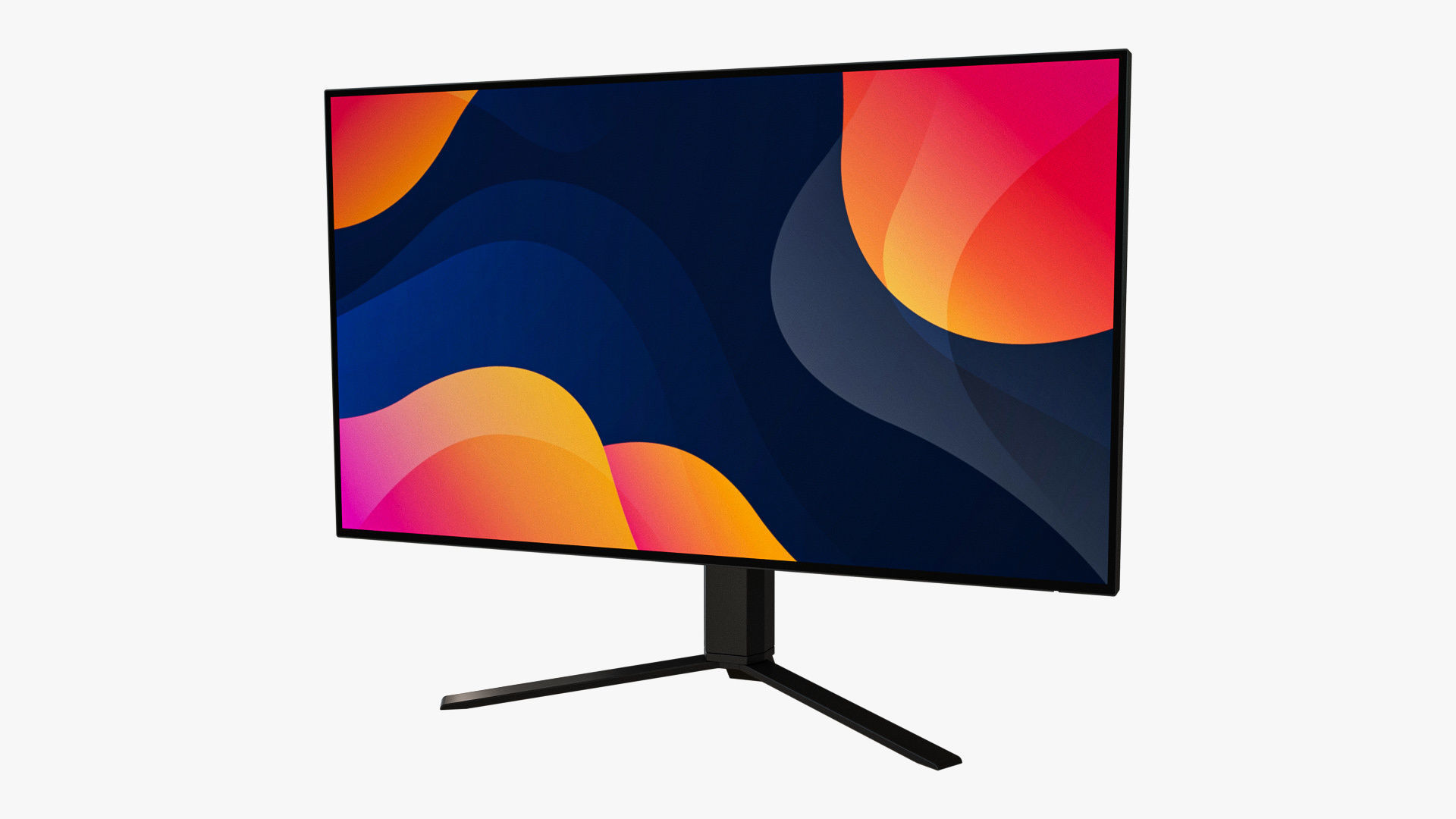 32-Inch Monitor Black 3D model | CGTrader