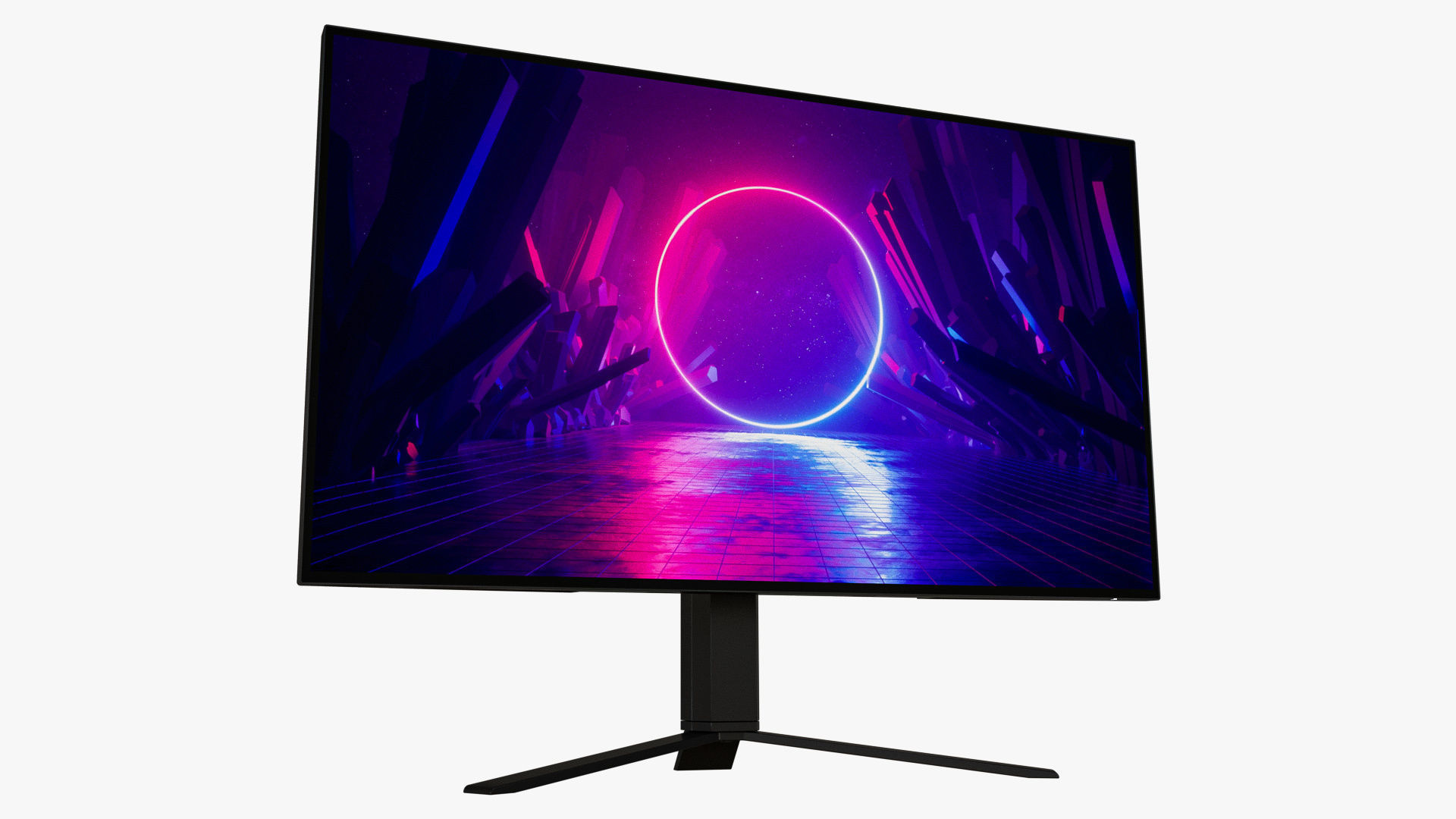 32-Inch Monitor Black 3D model | CGTrader