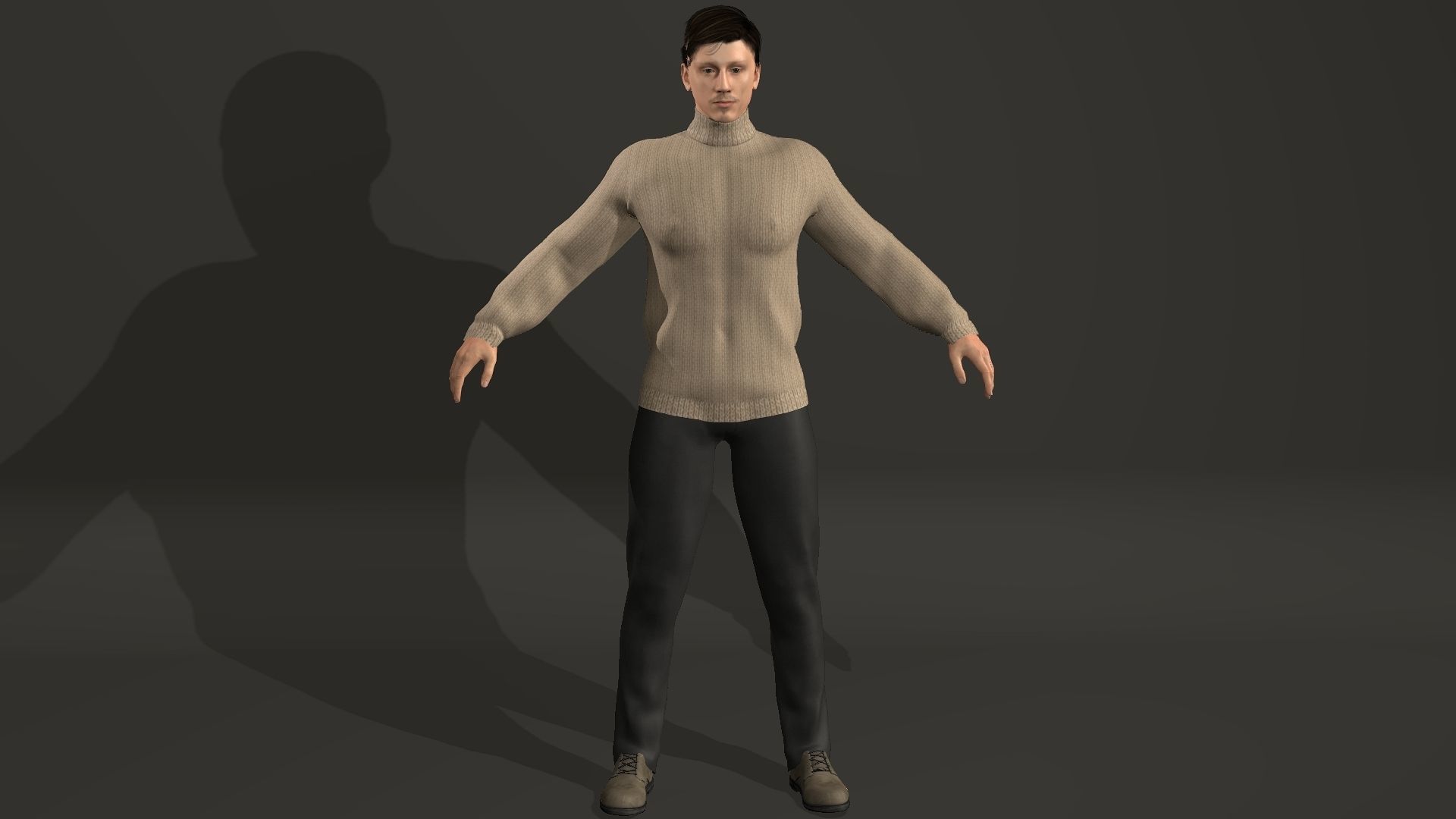 3D model Paul Adams VR / AR / low-poly | CGTrader