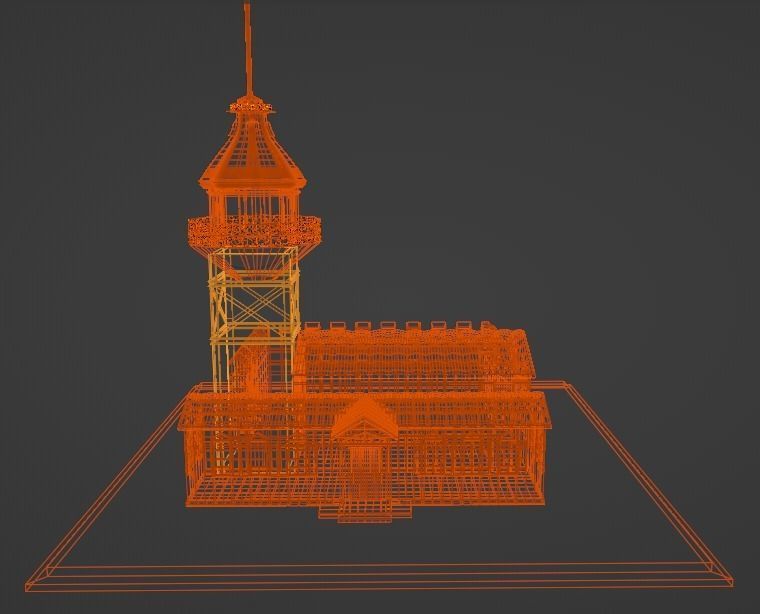 Historical building 3D model | CGTrader