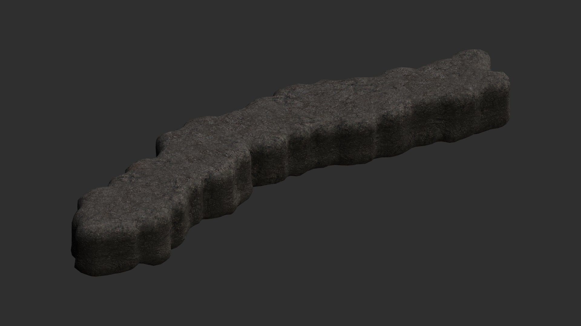 Rock Walkway 3 - Base free VR / AR / low-poly 3D model | CGTrader
