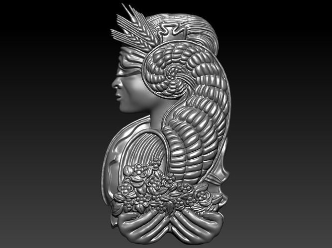 Greak Goddess 3D Model 3D model 3D printable | CGTrader