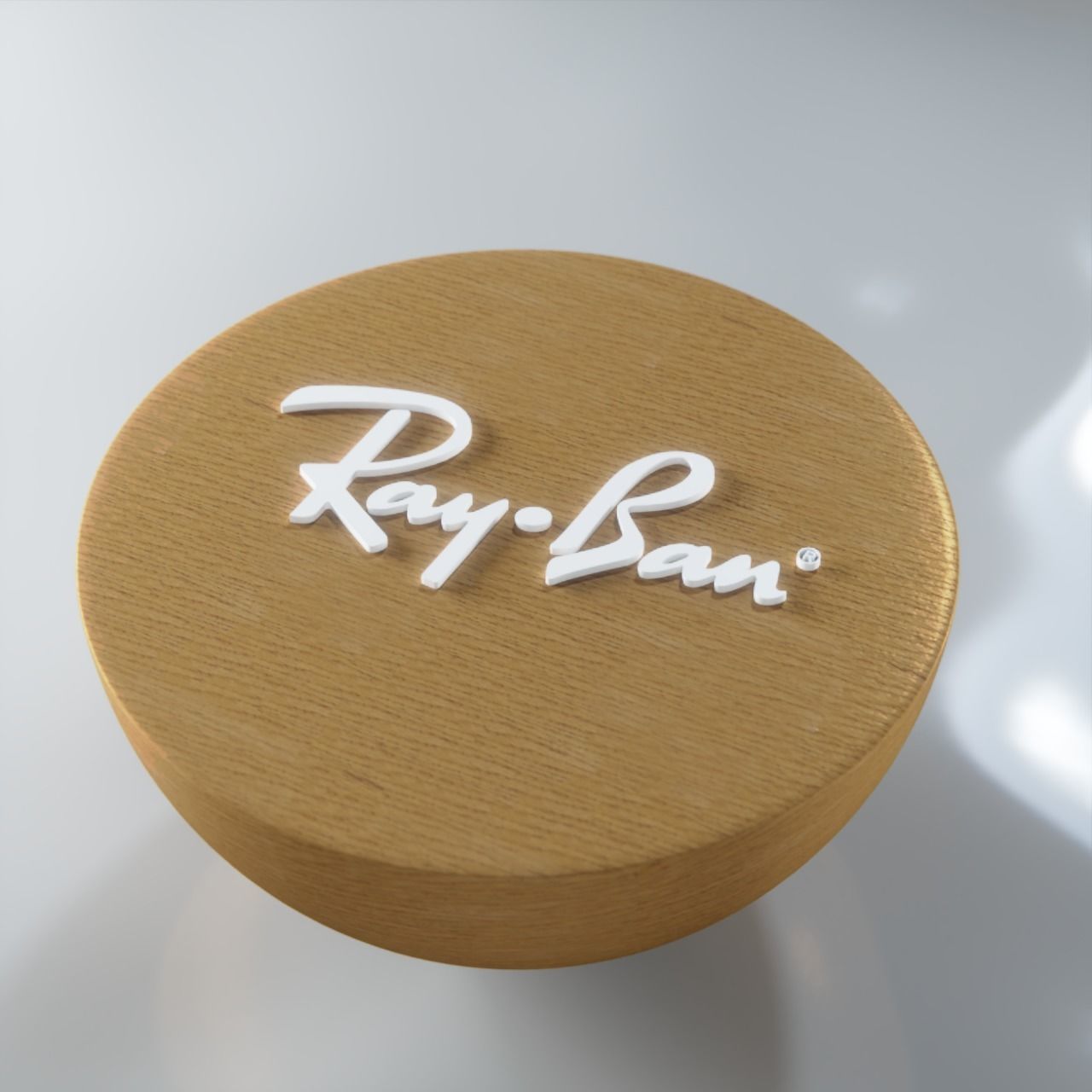 Ray Ban logo 3D model 3D printable | CGTrader