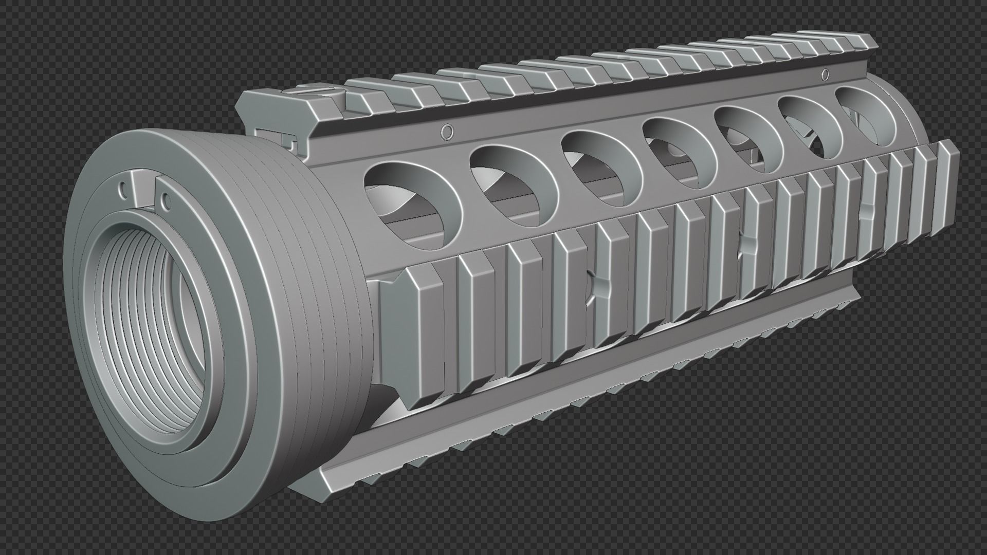 3D model AR-15 RAS Forend Handguard VR / AR / low-poly | CGTrader