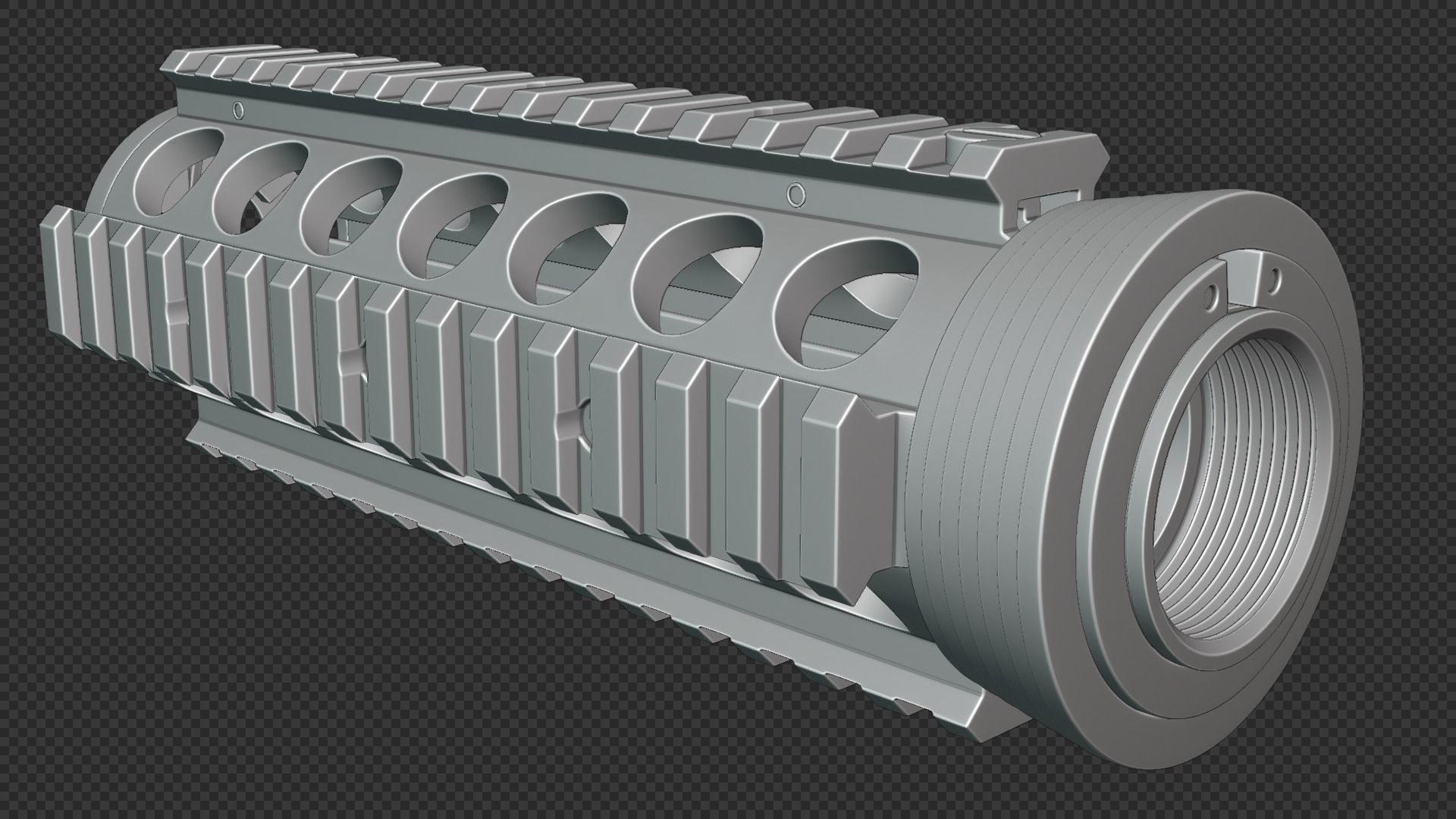 3D model AR-15 RAS Forend Handguard VR / AR / low-poly | CGTrader