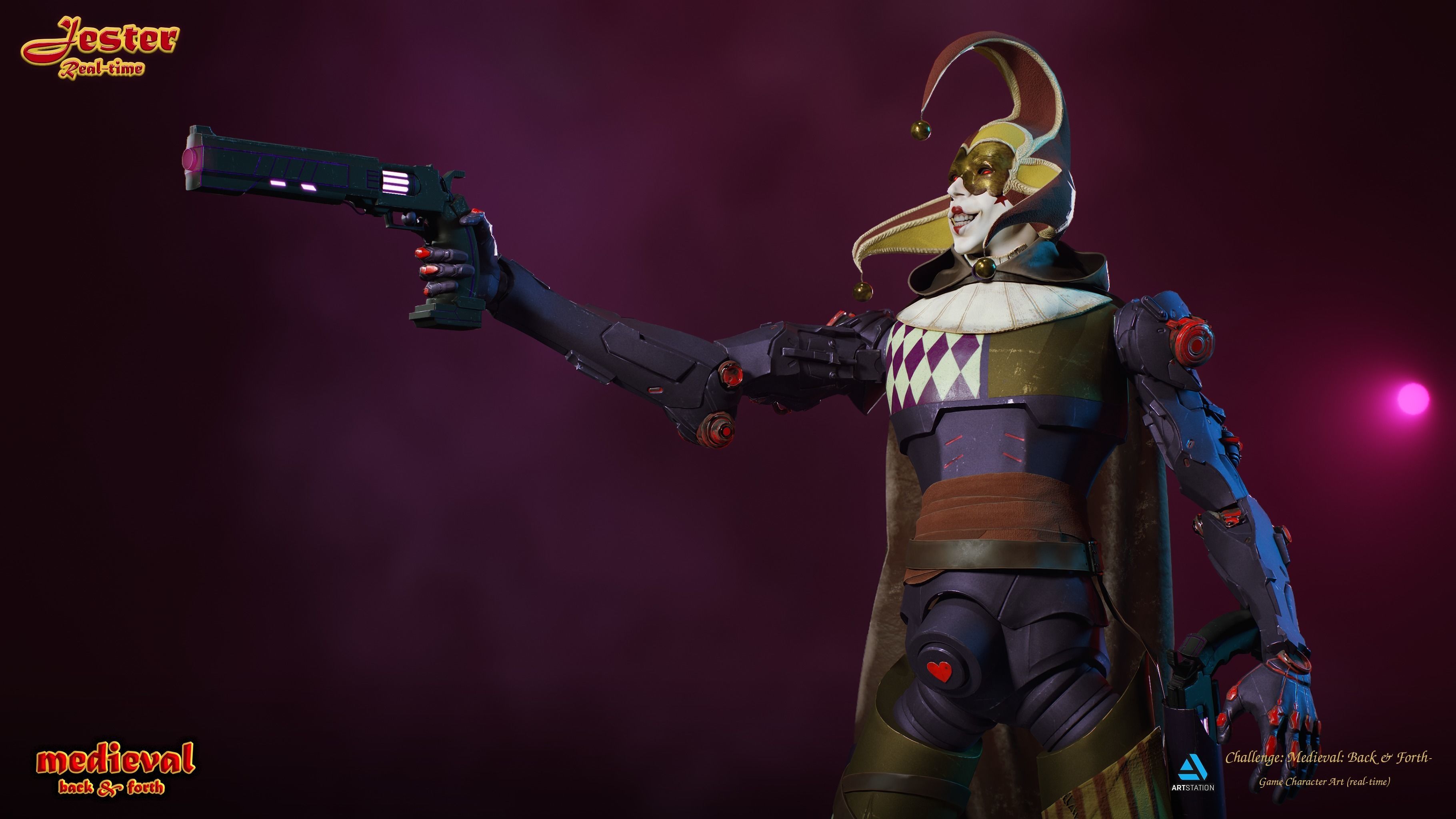 3D model Jester Hereward VR / AR / low-poly | CGTrader