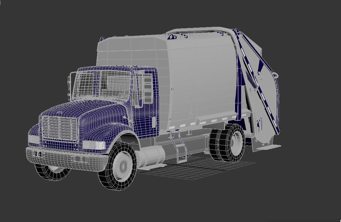 3D model Garbage Truck 3D model VR / AR / low-poly | CGTrader